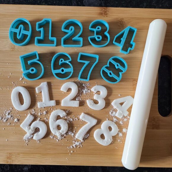 NEW 3D Printed | Kitchen | Numbers Cookie Cutter Perfect Gift Birthday ...